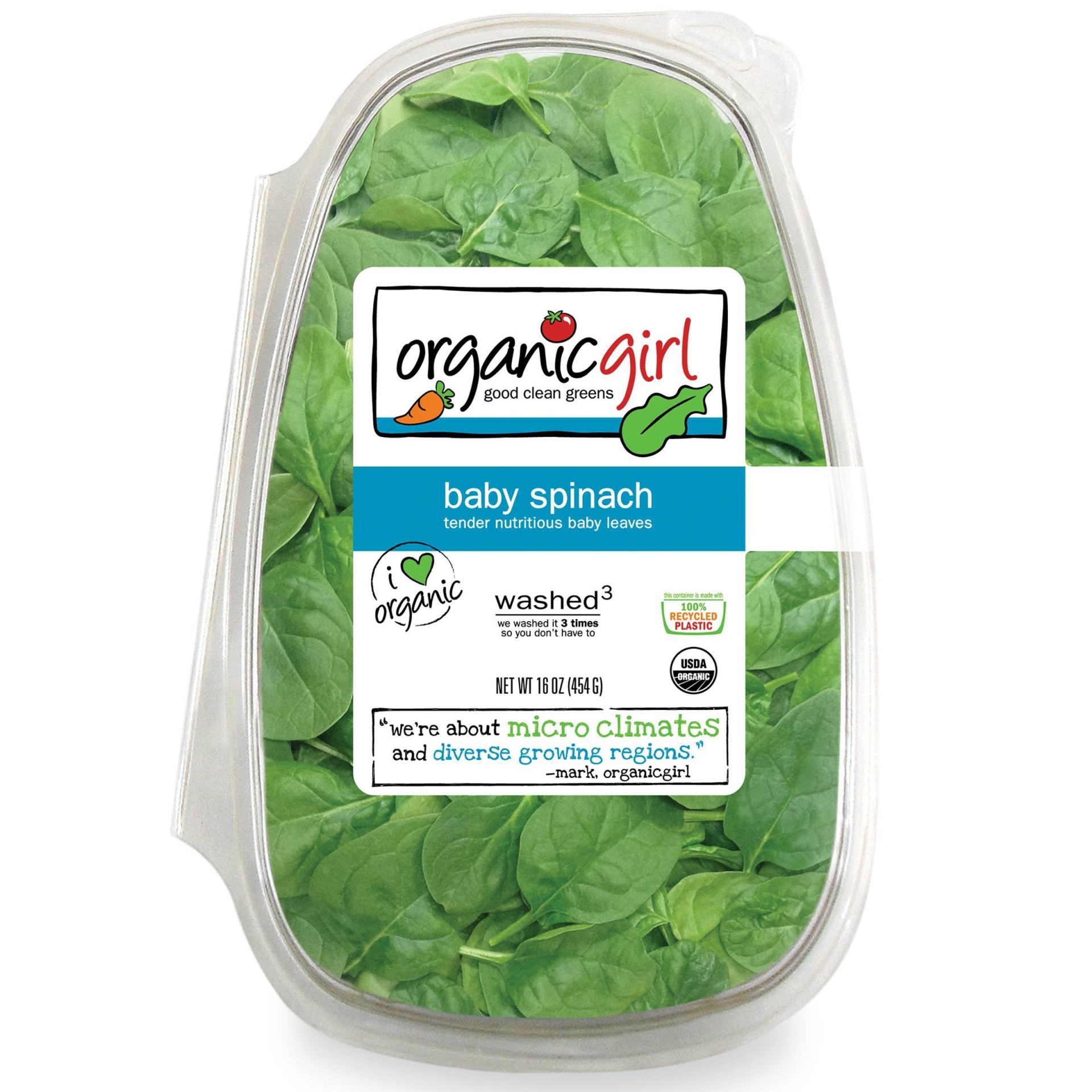 Organic Girl Baby Spinach 16 oz | Shipt
