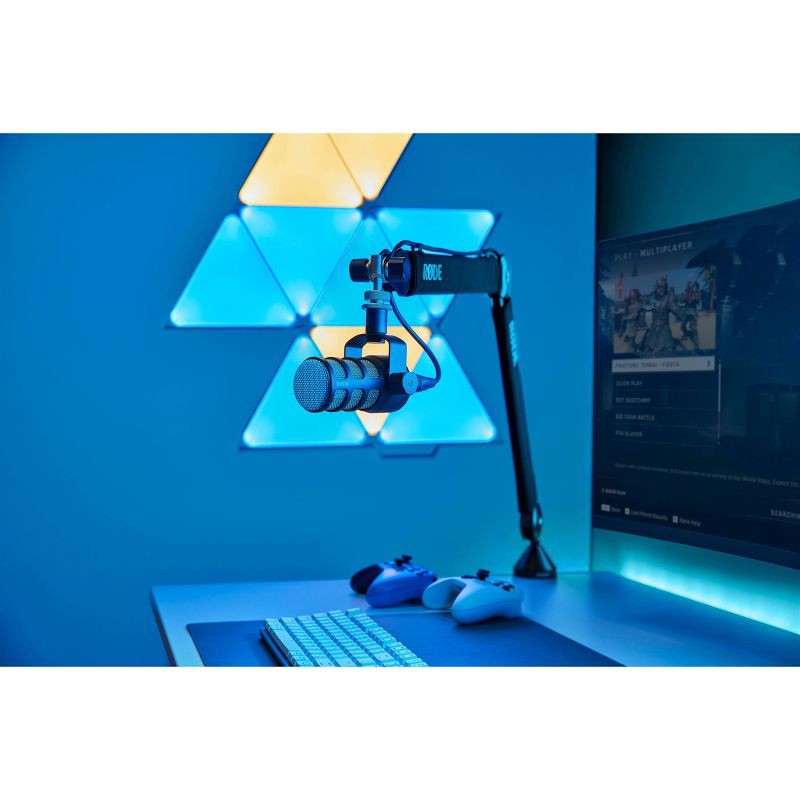 RODE Microphones RODE PodMic Dynamic Podcasting Microphone: XLR Studio Equipment with Cardioid ...