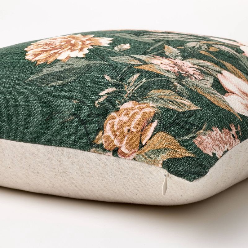 Threshold designed w/Studio McGee Oversize Printed Floral Square Throw ...