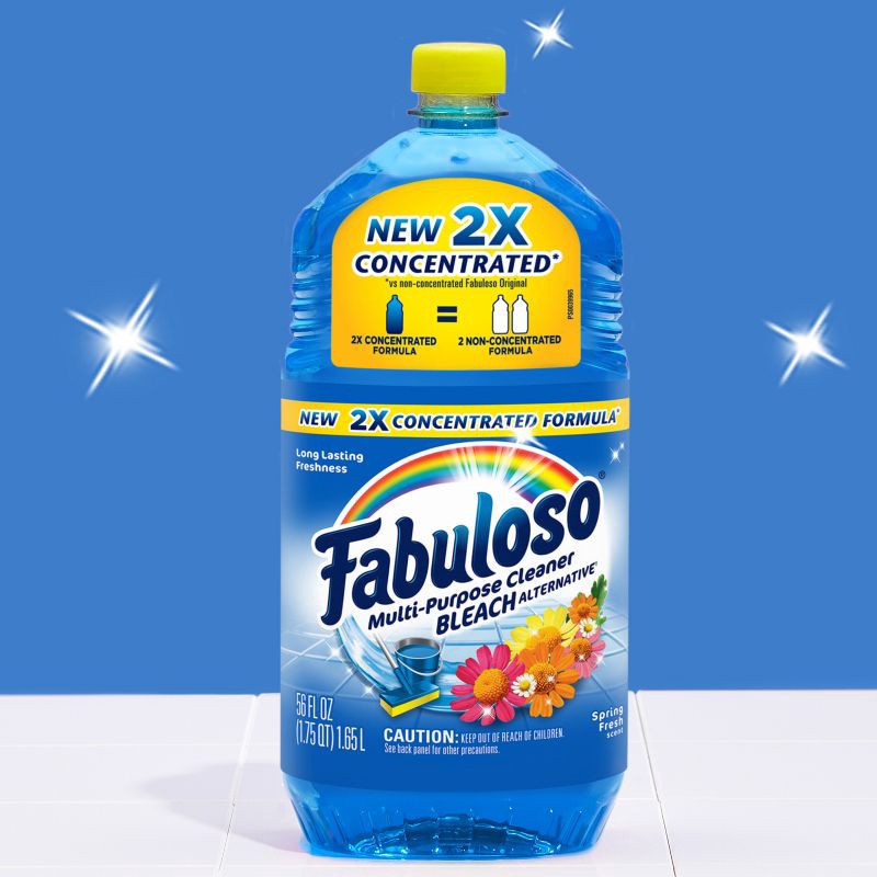 Fabuloso Spring Fresh Scent Multi-Purpose Cleaner - 2X Concentrated ...