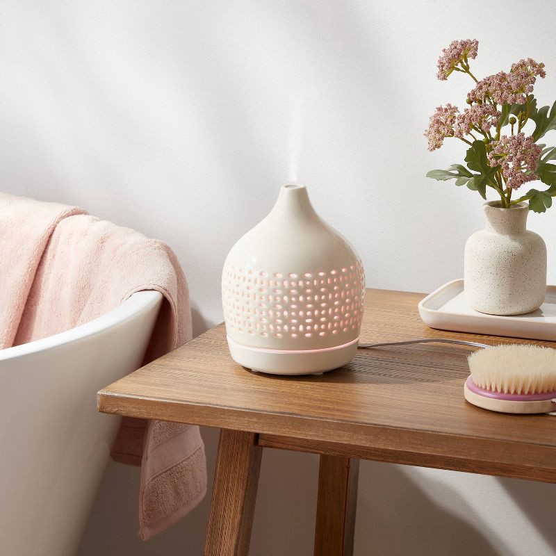 White Ceramic Cutout 300ml Large Diffuser - Threshold™ 300 ml | Shipt