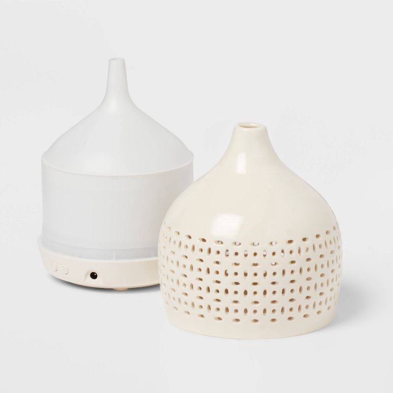 White Ceramic Cutout 300ml Large Diffuser - Threshold™ 300 ml | Shipt