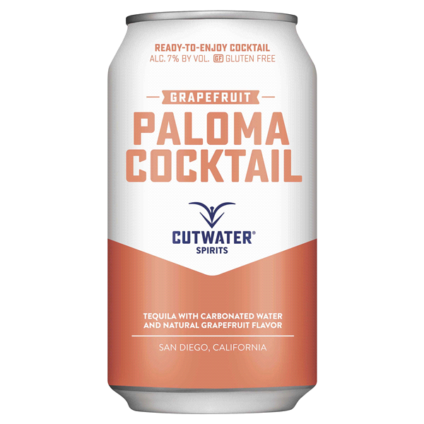 Cutwater Spirits Grapefruit Tequila Paloma, 7% ABV 12 fl oz | Shipt
