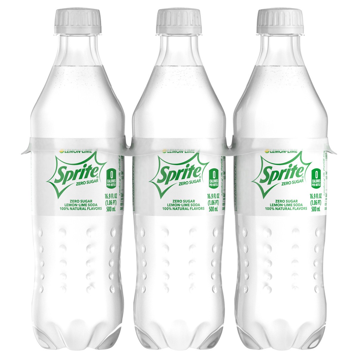 Sprite Zero Sugar Lemon Lime Diet Soda Pop Soft Drinks 16 9 Fl Oz 6
