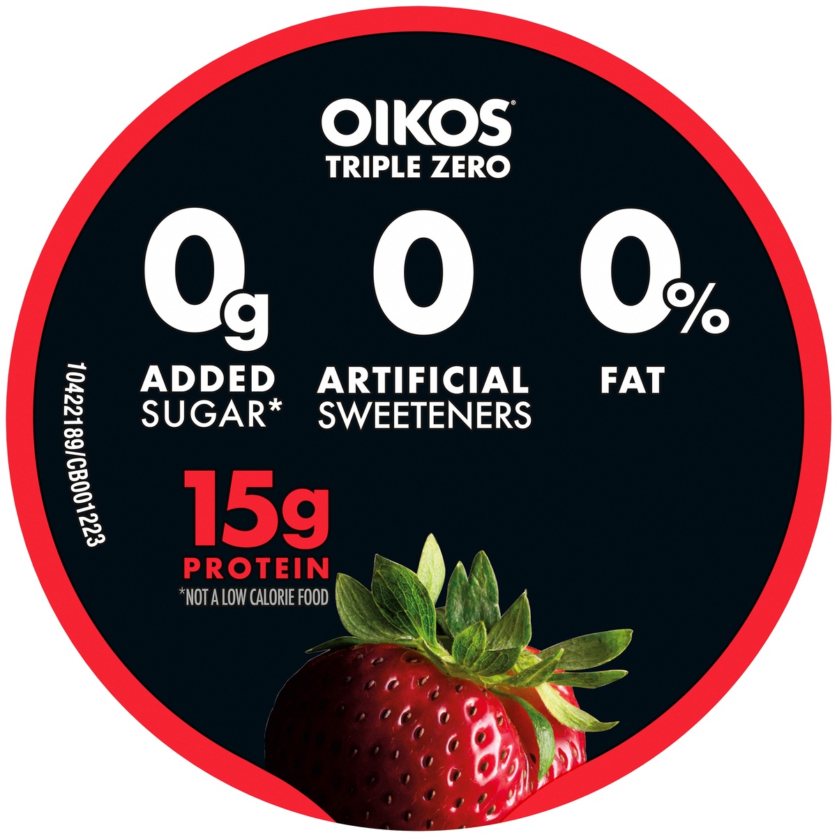Oikos Triple Zero Strawberry Greek Yogurt 5.3 oz | Shipt