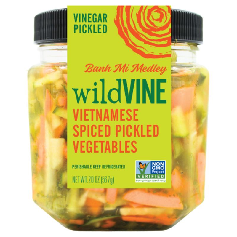 wildbrine WildVINE Banh Mi Medley Vietnamese Spiced Pickled Vegetables ...