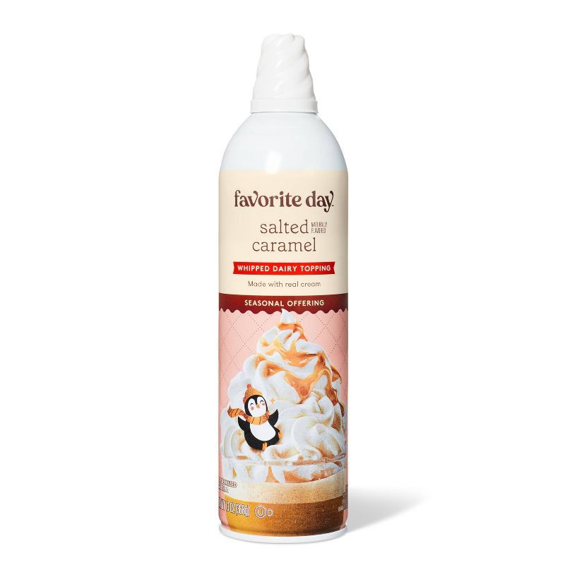 Salted Caramel Whipped Dairy Topping - 13oz - Favorite Day 13 oz | Shipt