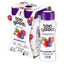 Too Good & Co. Mixed Berry Smoothie - 4pk/7 fl oz 4 ct, 7 fl oz | shipt