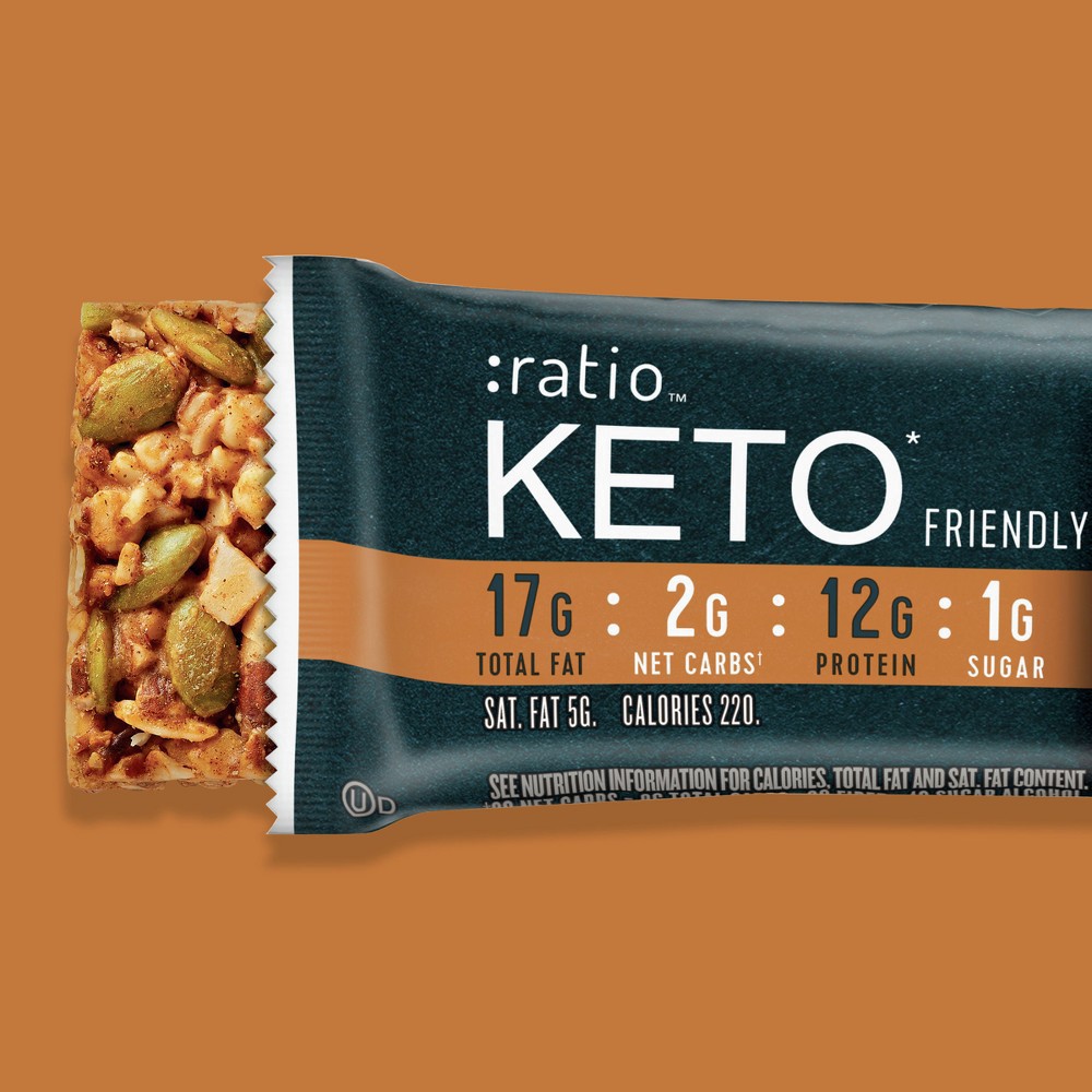 :ratio Ratio Keto Friendly Toasted Almond Crunchy Bar 4 - 1.45 oz Bars ...