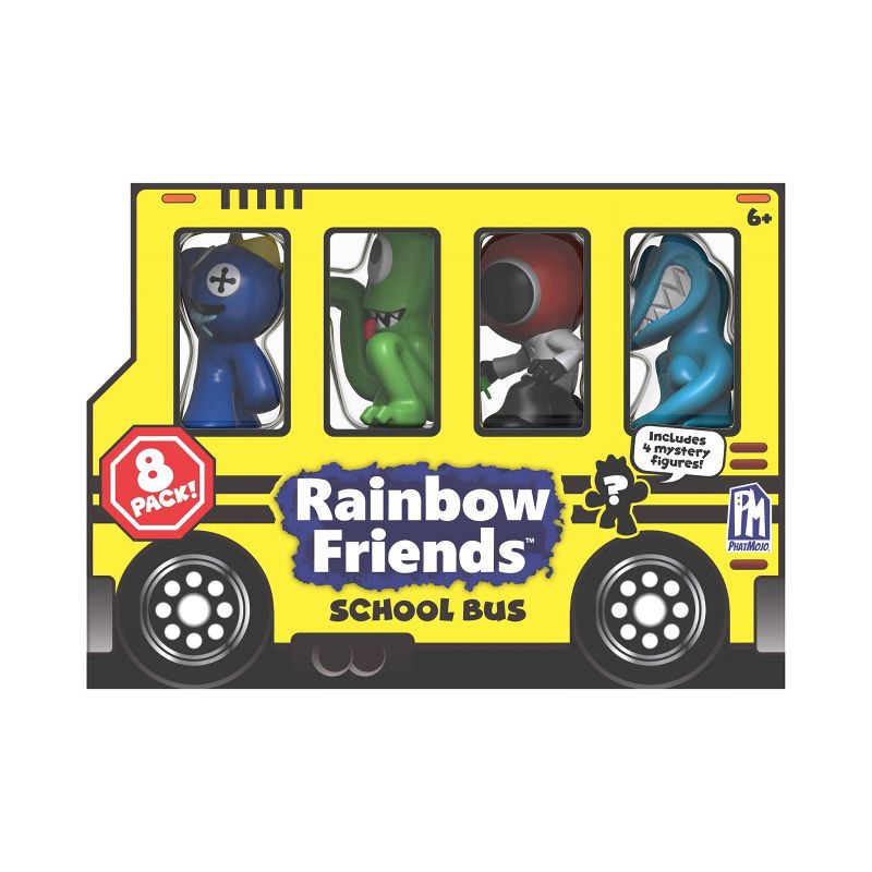 Rainbow Friends School Bus Mini Figure Set - 8pk 8 ct | Shipt