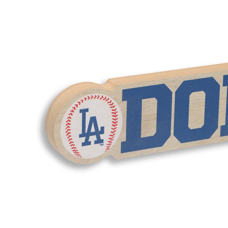 MLB Los Angeles Dodgers Chunky Wood Wall Sign 1 ct | shipt