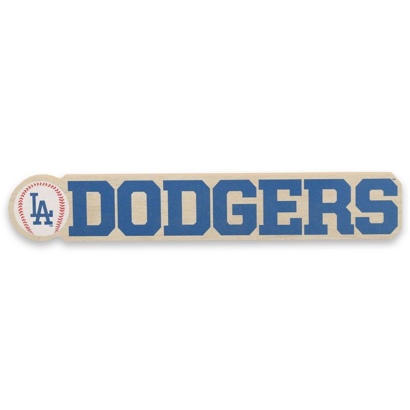 MLB Los Angeles Dodgers Chunky Wood Wall Sign 1 ct | shipt