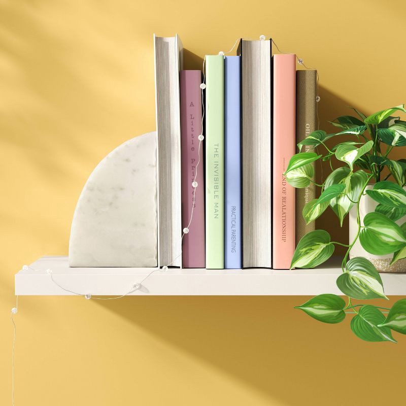 Cracked Orb Fairy String Lights White - Room Essentials™: LED Indoor ...