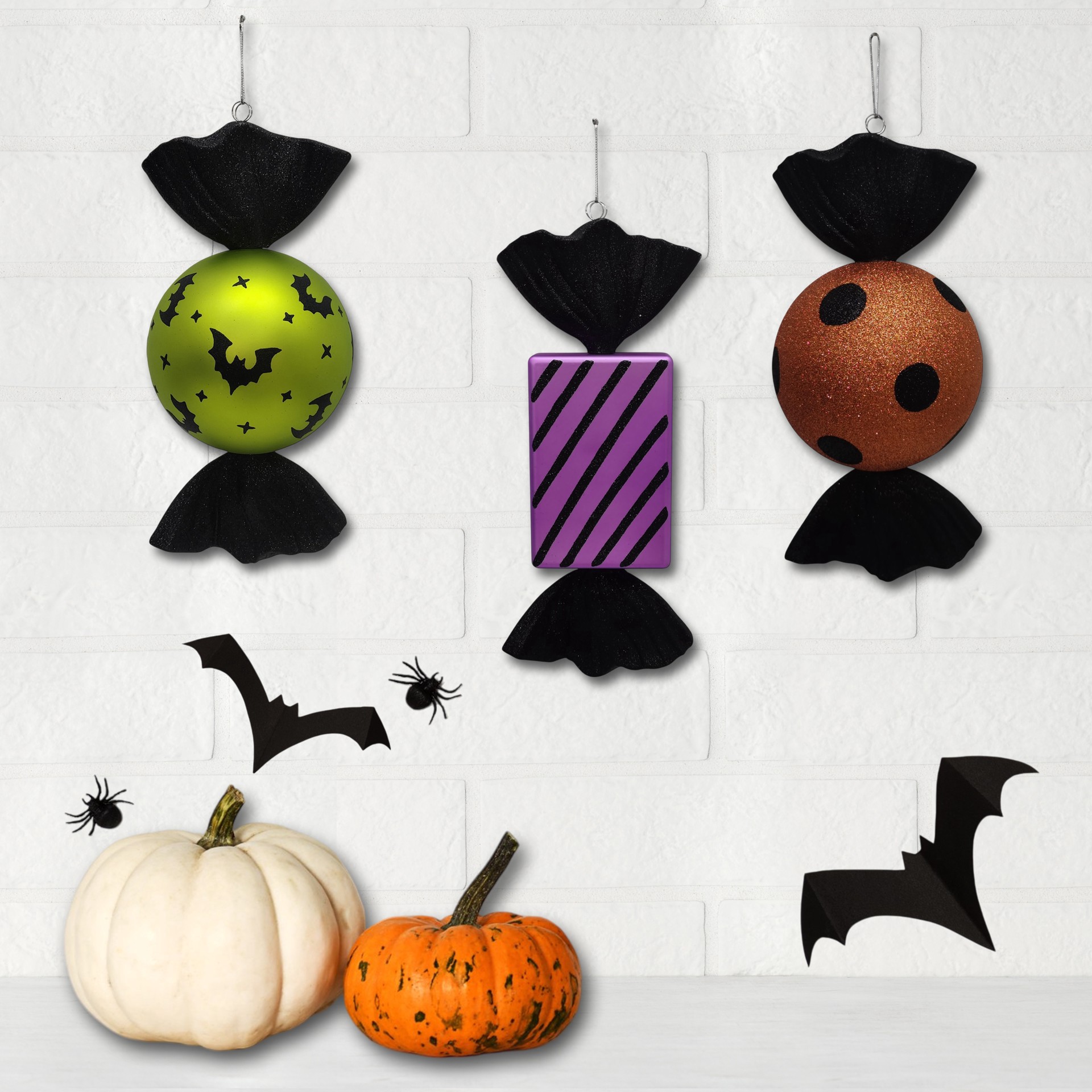 Giant Purple Candy Halloween Ornament By Ashland 5.83 in x 2.72 in x 13 ...