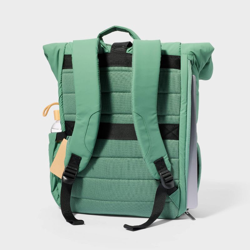 Puffer 16" Backpack Green - Open Story™️ 1 ct | shipt