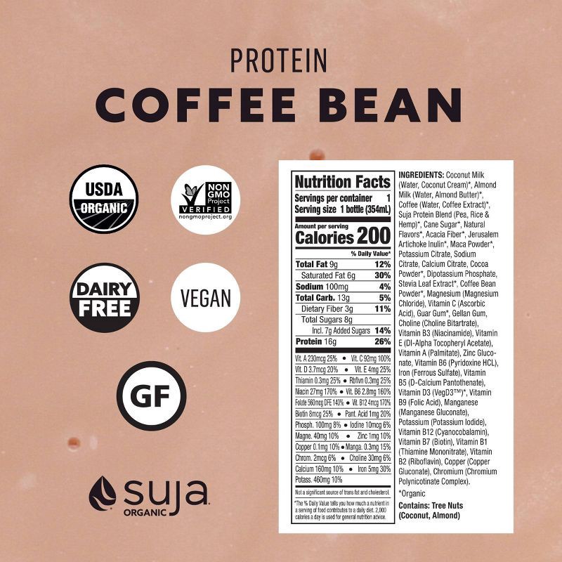 Suja Organic Coffee Bean Protein Shake - 12 fl oz 12 fl oz | Shipt