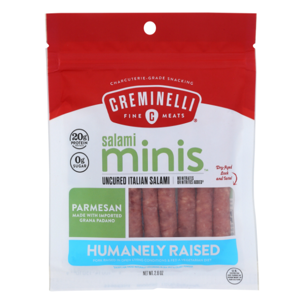 Creminelli Fine Meats Salami Parmesan Mini 2.6 oz | Shipt