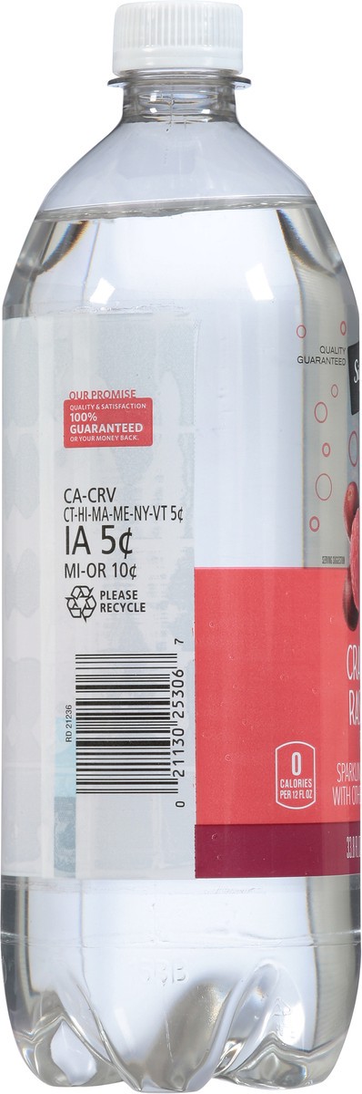 Refreshe Signature SELECT Sparkling Water Cranberry Raspberry - 33.8 Fl ...