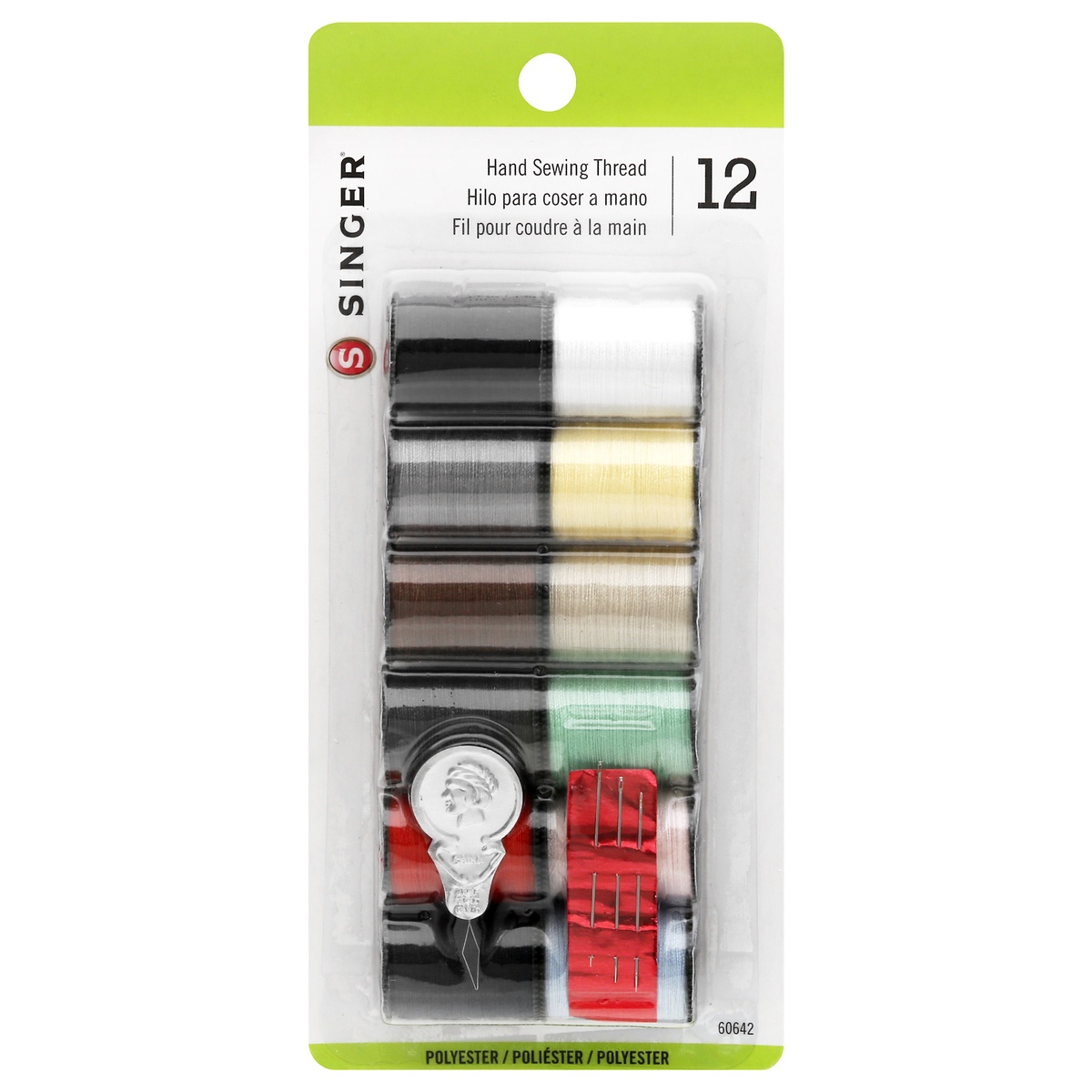 Singer Polyester Hand Sewing Thread Spools 12 ct | Shipt