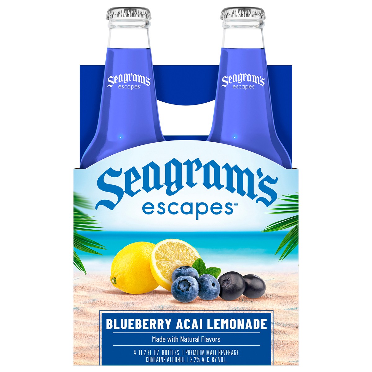Seagram's Blueberry Acai Lemonade - 4pk/11.2oz 4 ct | Shipt