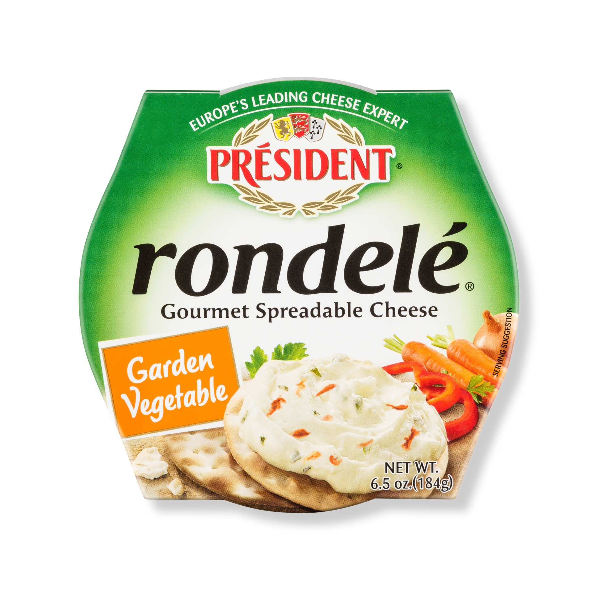 President Rondele Garden Vegetable Cheese Spread 6.5 oz | Shipt