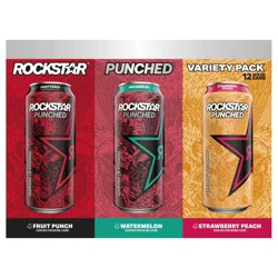 Rockstar Energy Drink Punched Variety - 12 ct 12 ct | Shipt