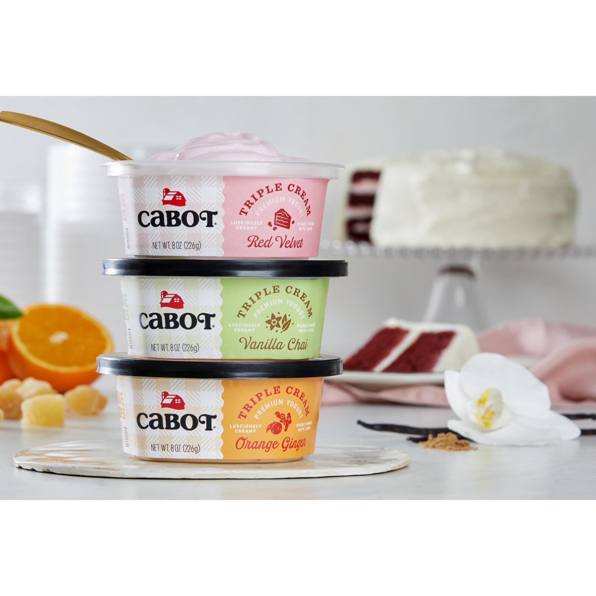 Cabot Triple Cream Red Velvet Yogurt 8 oz | Shipt