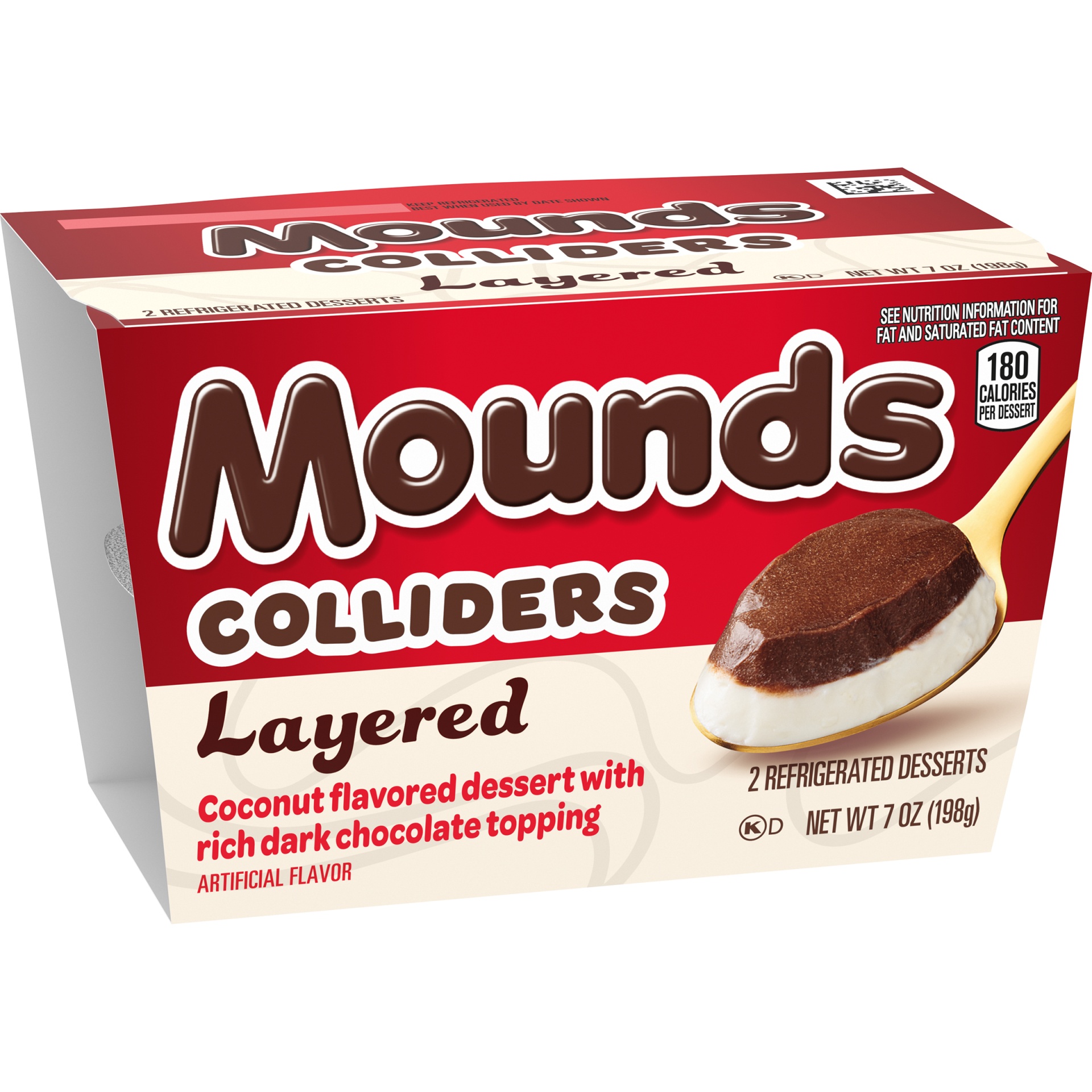 Hershey's Mounds Colliders Layered Refrigerated Dessert 2 ct; 3.5 oz ...