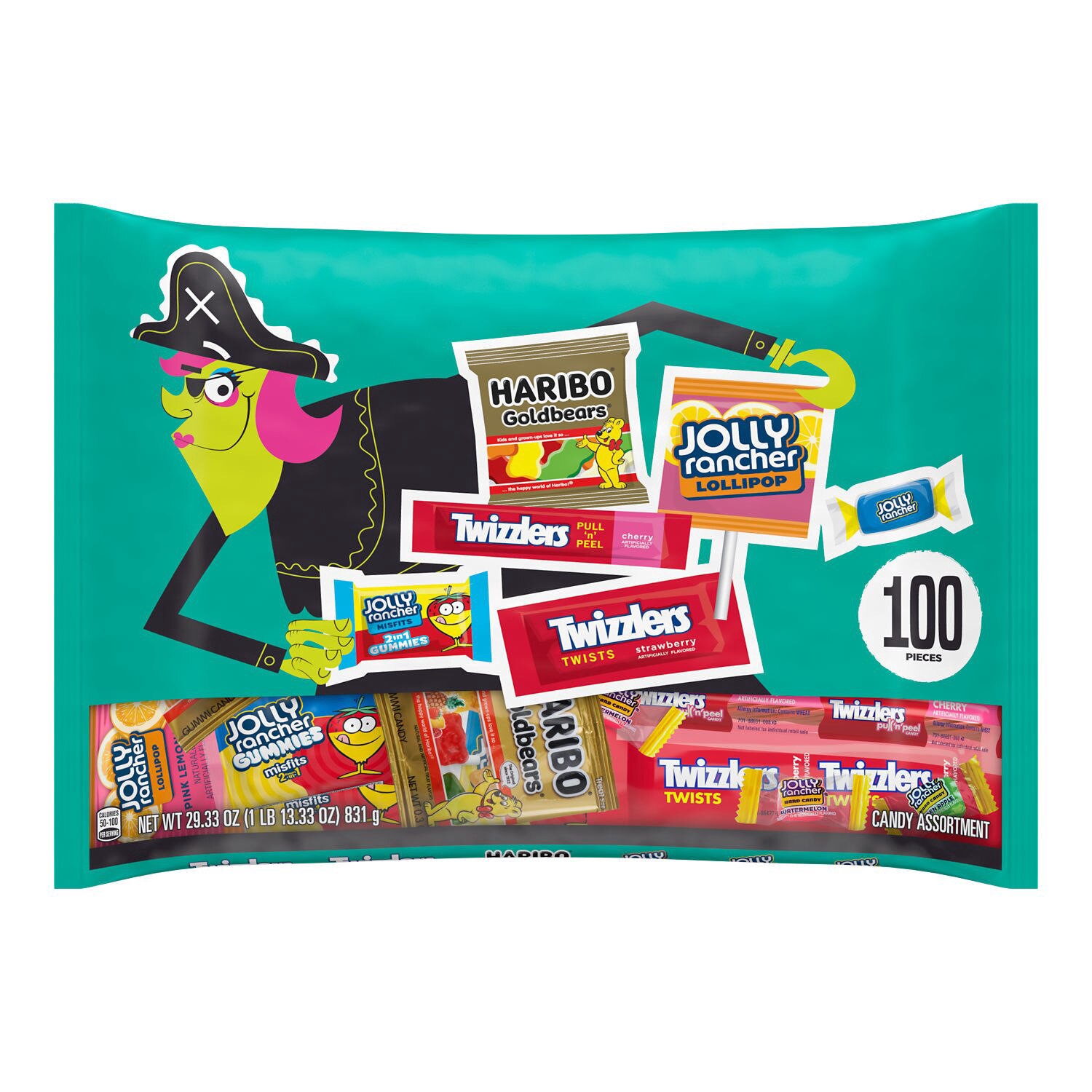 Hershey's HARIBO, JOLLY RANCHER and TWIZZLERS Assorted Fruit Flavored ...