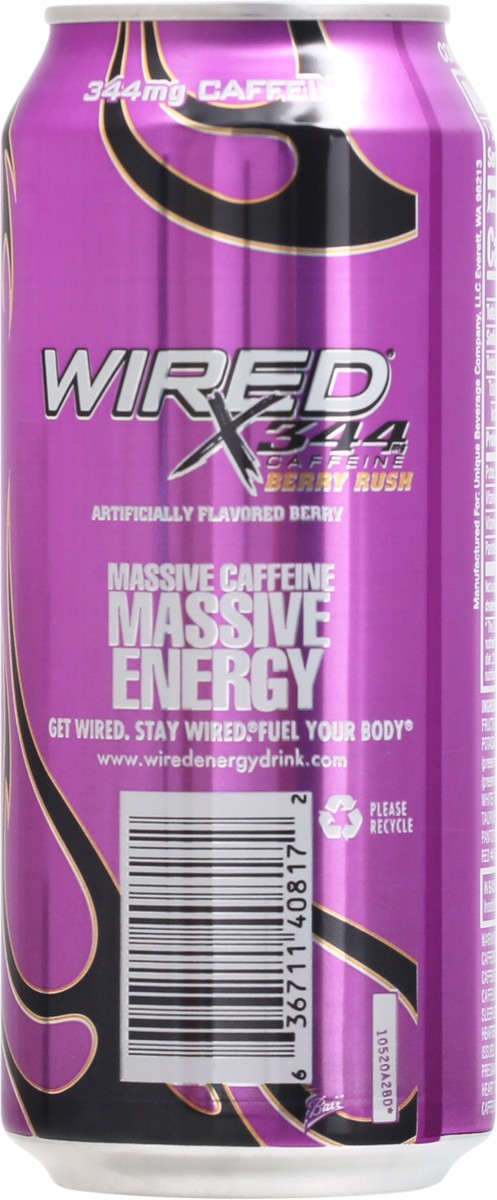 Wired X-344 Berry Rush Energy Drink - 16 fl oz 16 fl oz | shipt
