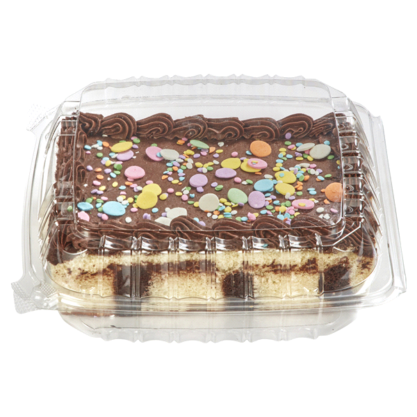 Meijer Cake Square, Marble Cake, Chocolate buttercreme icing 22.1 oz ...