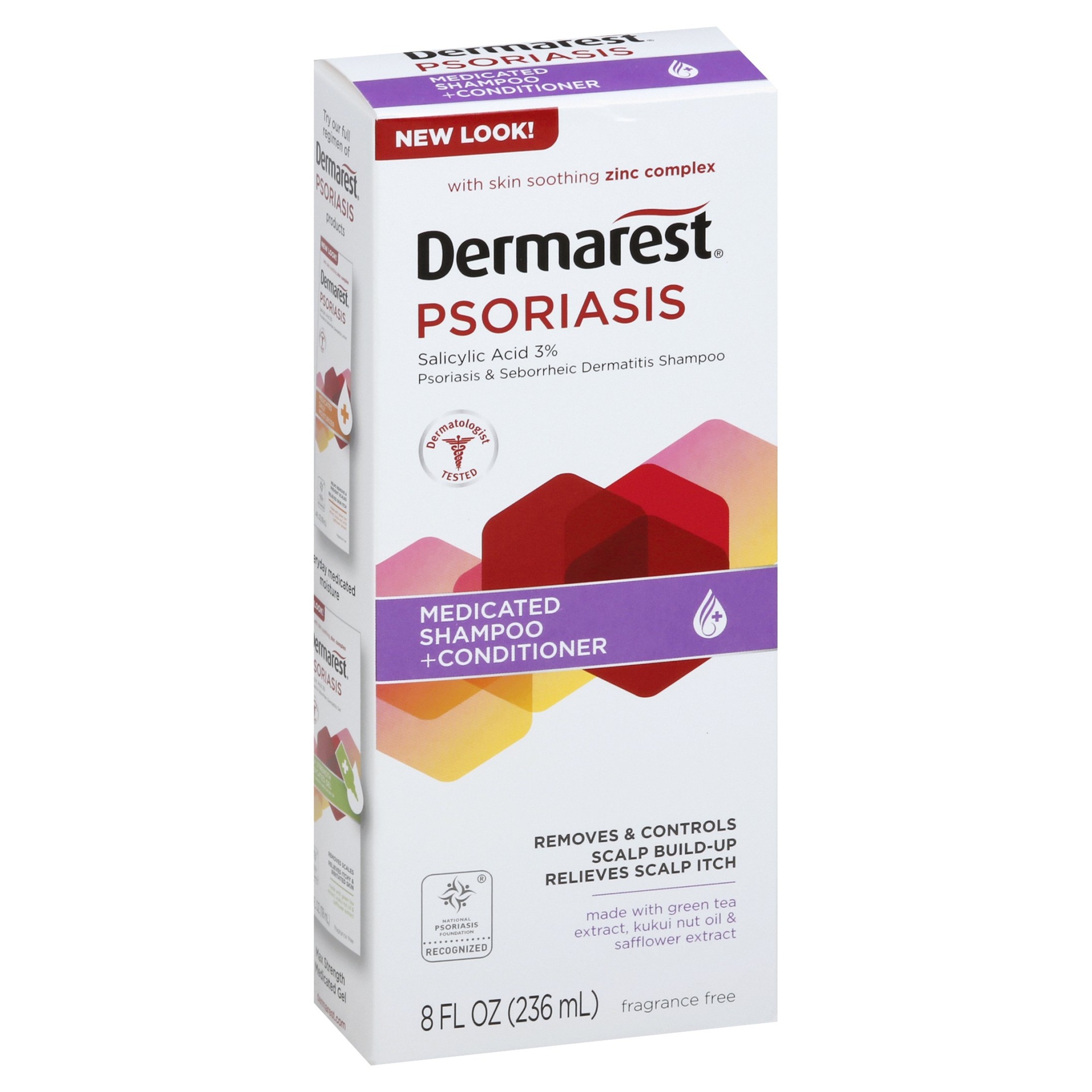 Dermarest Psoriasis Medicated Shampoo Plus Conditioner with Skin ...