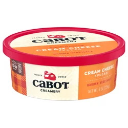 Cabot Creamery Cooperative Cabot Creamery Cream Cheese Spread, Garden ...
