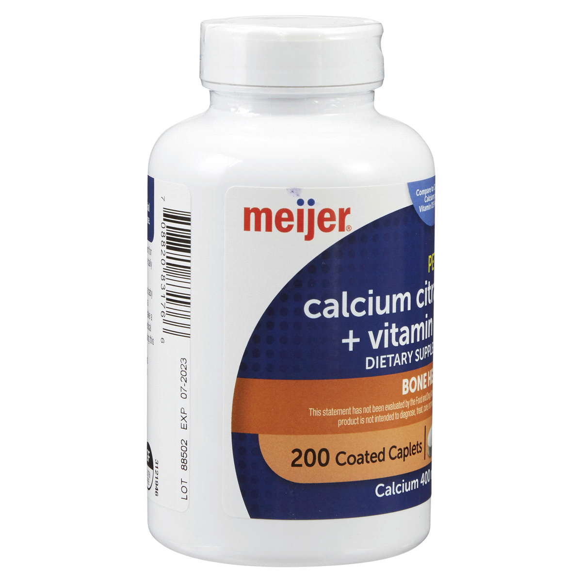 Meijer Petites Calcium Citrate + D3 Dietary Supplement 200 ct | shipt