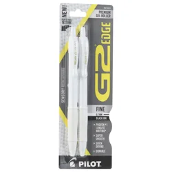 Pilot G2 Edge Premium Fine Black Ink Gel Roller 1 ea 2 ct | shipt
