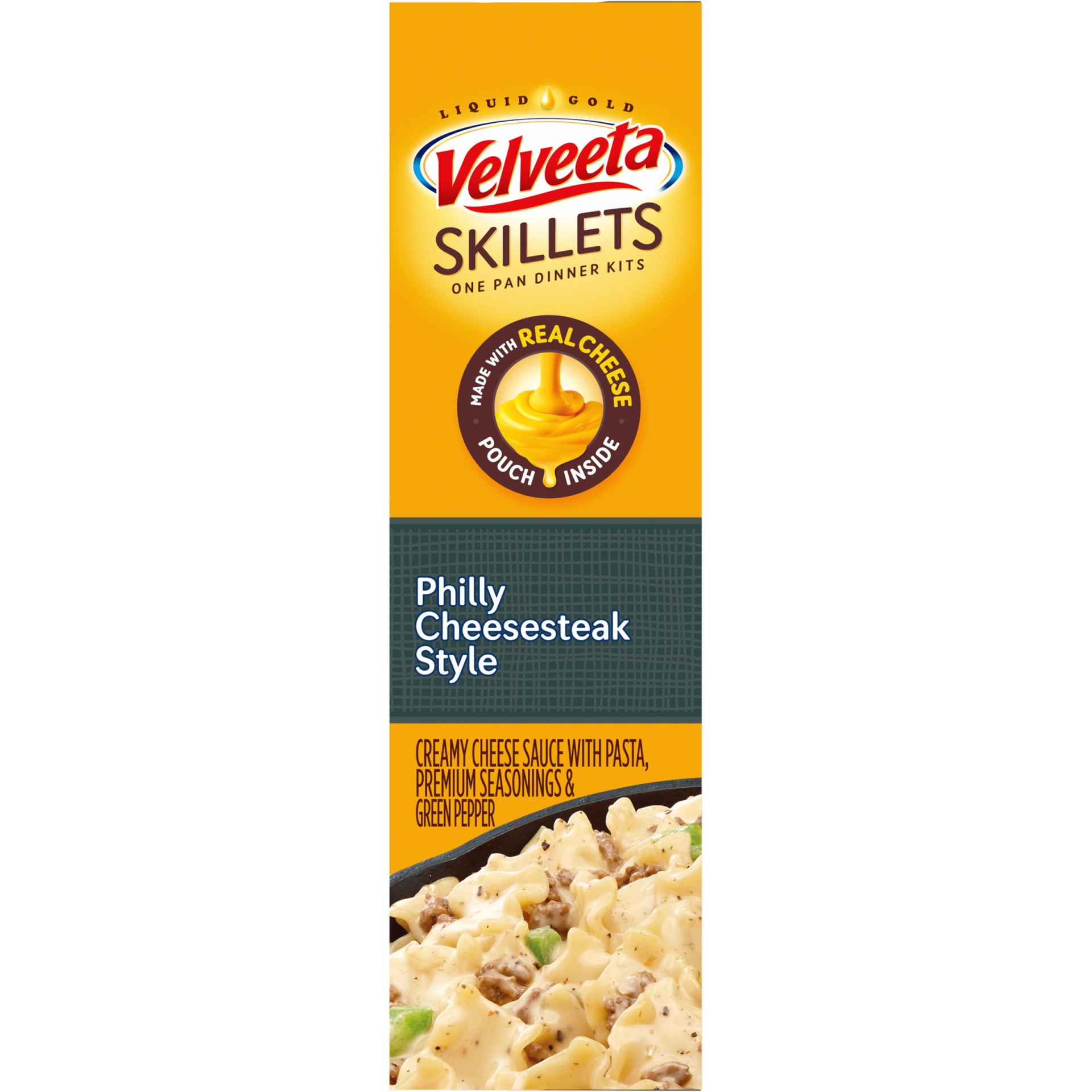 Velveeta Skillets Philly Cheesesteak Style One Pan Dinner Kit 12.2 oz ...