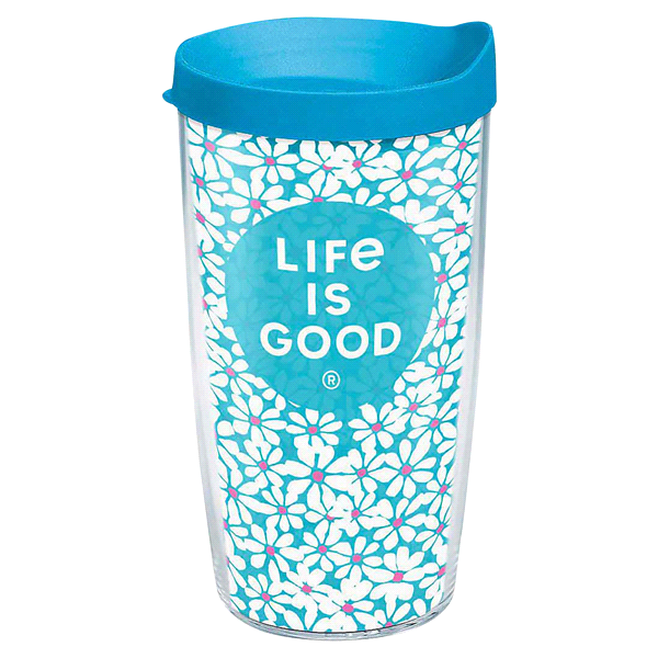 Tervis Life is Good Small Daisies Tumbler with Travel Lid 16 oz | Shipt