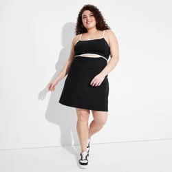Women's Keyhole ButterBliss Knit Mini Slip Dress - Wild Women's Keyhole ButterBliss Knit Mini Slip Dress - Wild