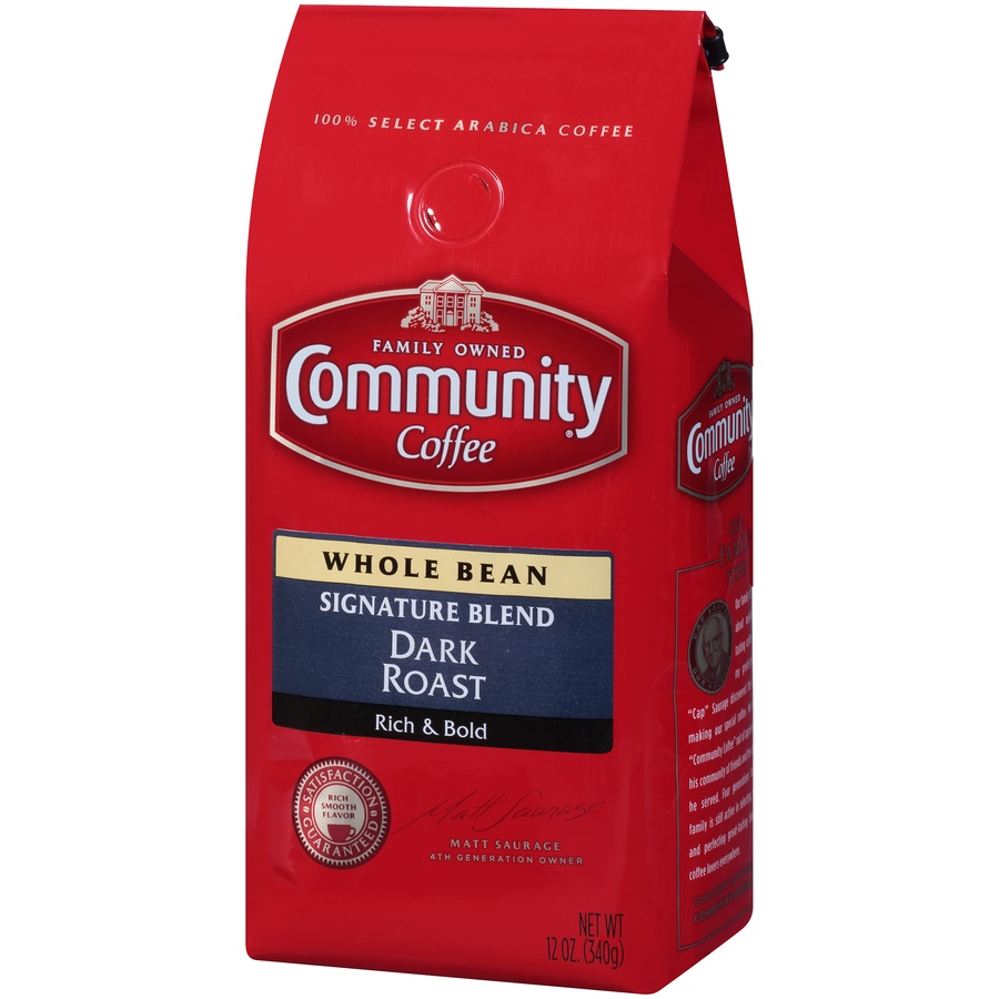 Community Coffee Dark Roast Whole Bean Coffee - 12oz 12 oz | Shipt
