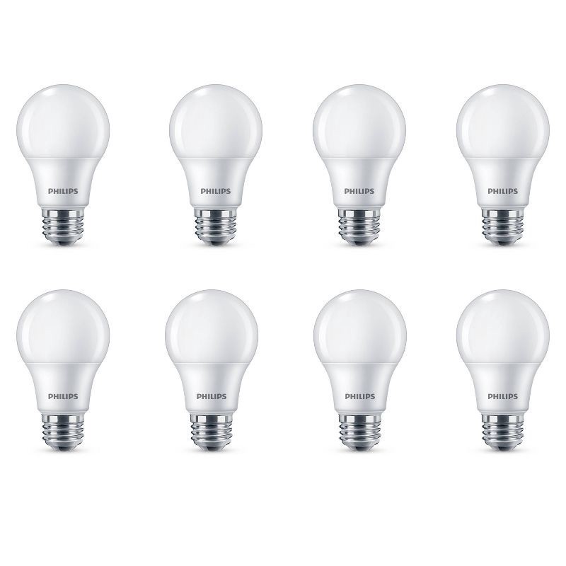 Philips LED 100W Frosted Daylight Non-Dim A19 8P (T20): 1500 Lumens ...