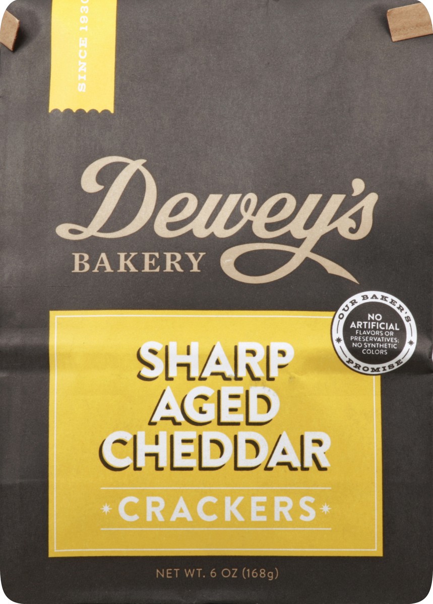 Dewey's Bakery Deweys Bakery Sharp Aged Cheddar Crackers 6 oz | Shipt