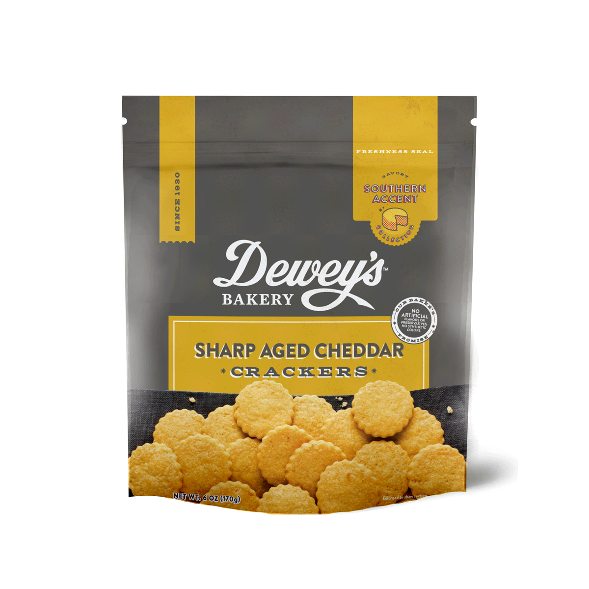 Dewey's Bakery Deweys Bakery Sharp Aged Cheddar Crackers 6 oz | Shipt