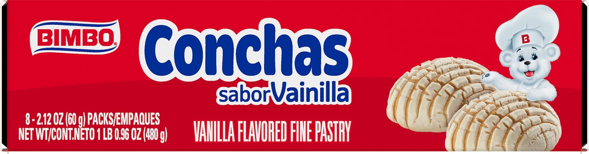 Bimbo Conchas Vainilla Multi-Pack 8 Pack 16.96 Oz 8 ct; 2.12 oz | Shipt
