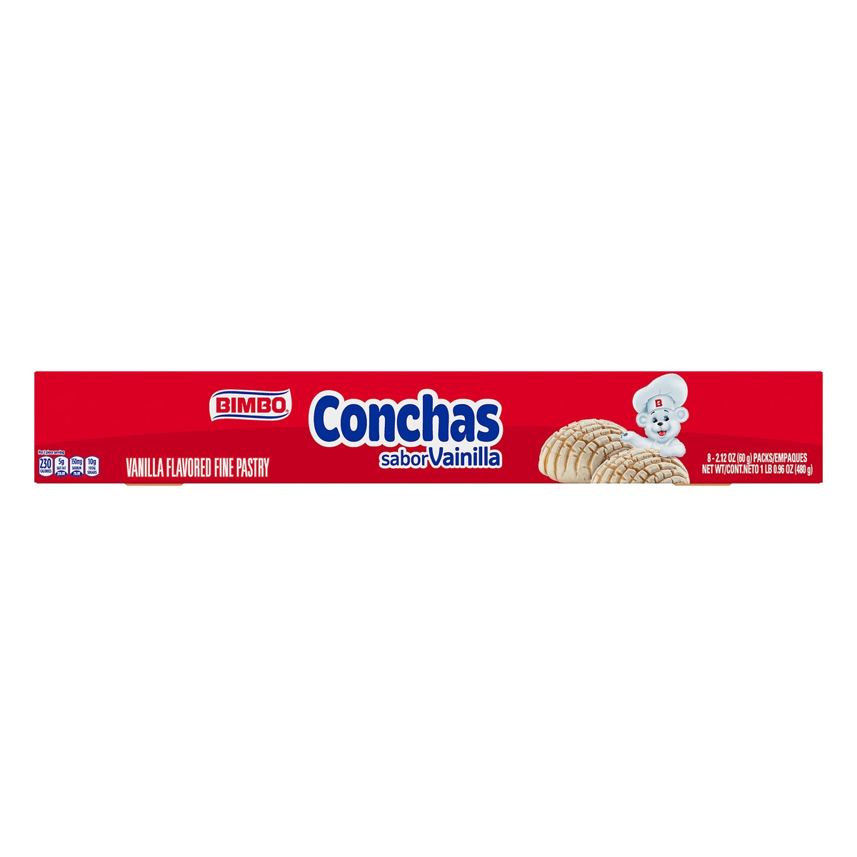 Bimbo Conchas Vainilla Multi-Pack 8 Pack 16.96 Oz 8 ct; 2.12 oz | Shipt