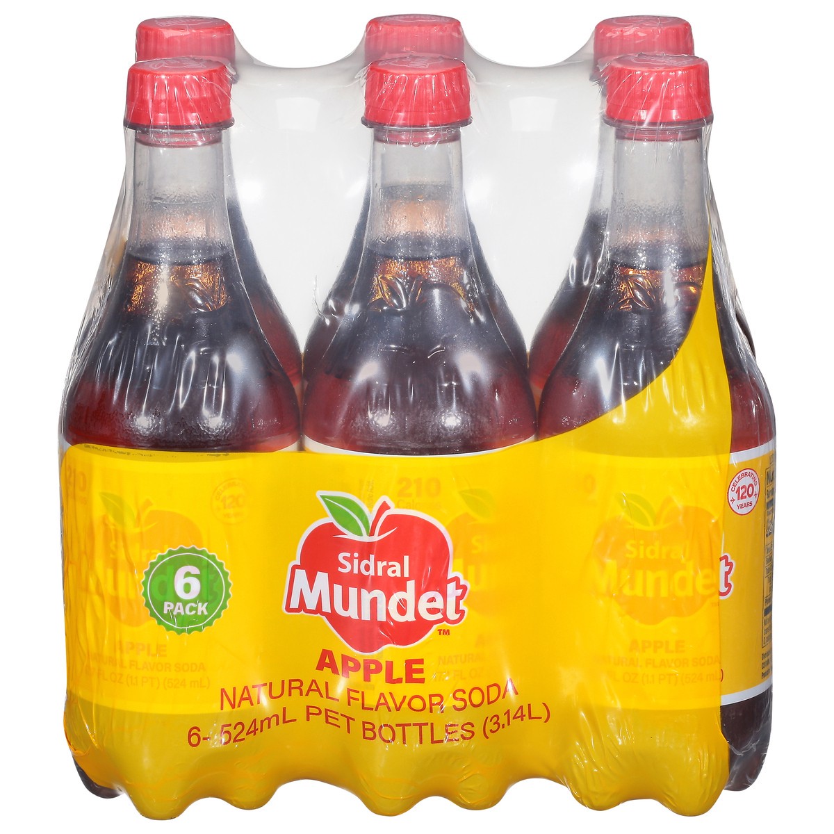 Mundet Apple Soda 6 - 524 ml Bottles 6 ct | Shipt