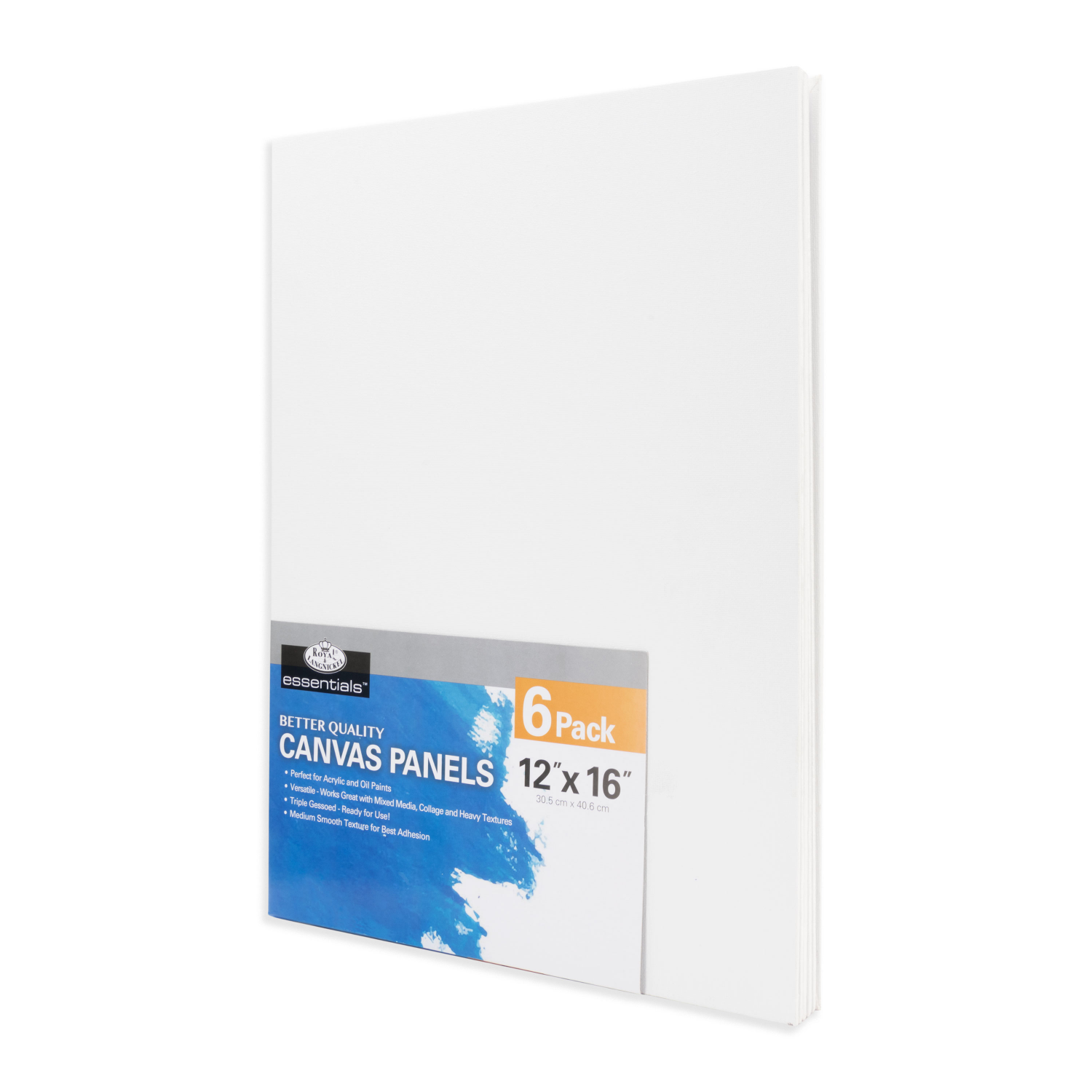 Royal & Langnickel Essentials 12" x 16" Canvas Panel 6 ct | shipt