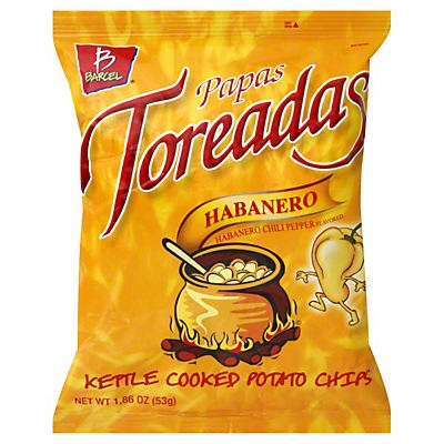 Barcel Papas Toreadas Habanero Kettle Cooked Potato Chips 1.86 oz | Shipt
