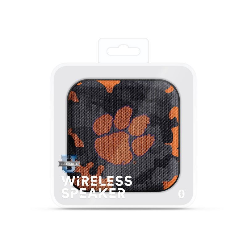 NCAA Clemson Tigers Bluetooth Portable Speaker with FM Radio: USB ...