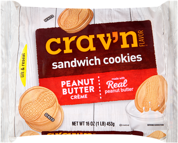 Crav'n Flavor Cravn Peanut Butter Cookies 16 oz | Shipt