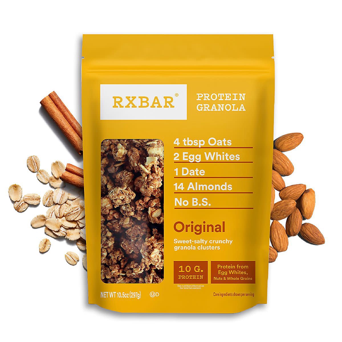 RXBAR Protein Granola, 10g Protein, Breakfast Snacks, Original, 10.5oz ...